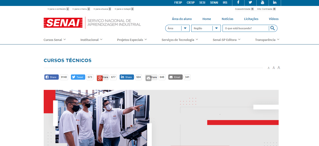 Técnico em Comunicação Visual SENAI 2022 → Inscrições e Vagas Grátis